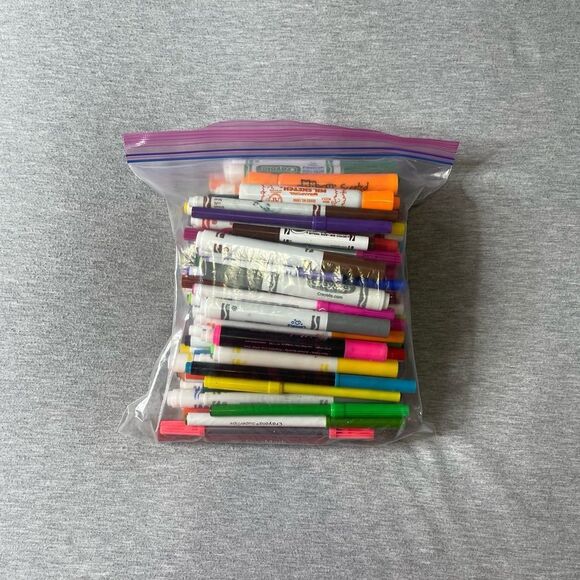Crayola | Toys | Crayola Multicolored Multistyle Markers Set | Poshmark